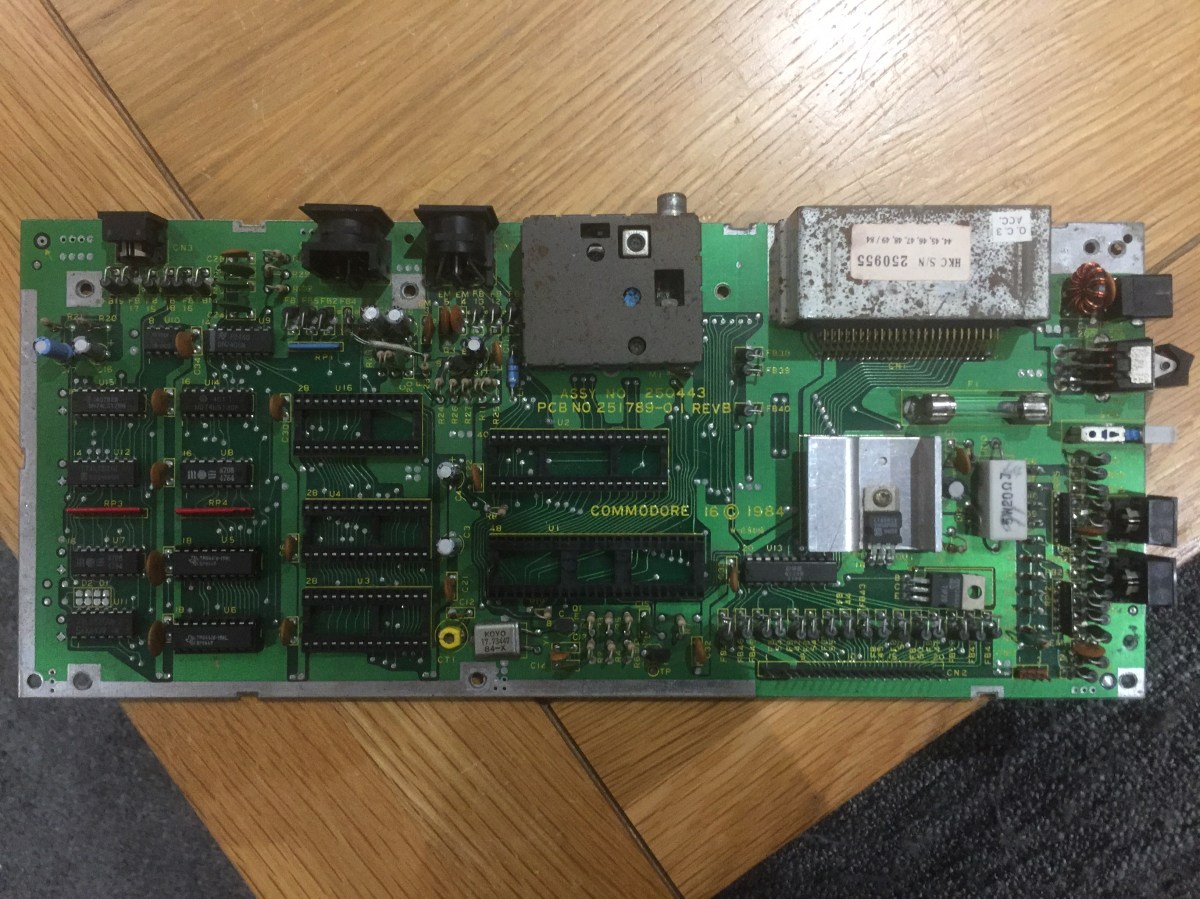 Commodore C16 Board Repairs – Adam's Vintage Computer Restorations