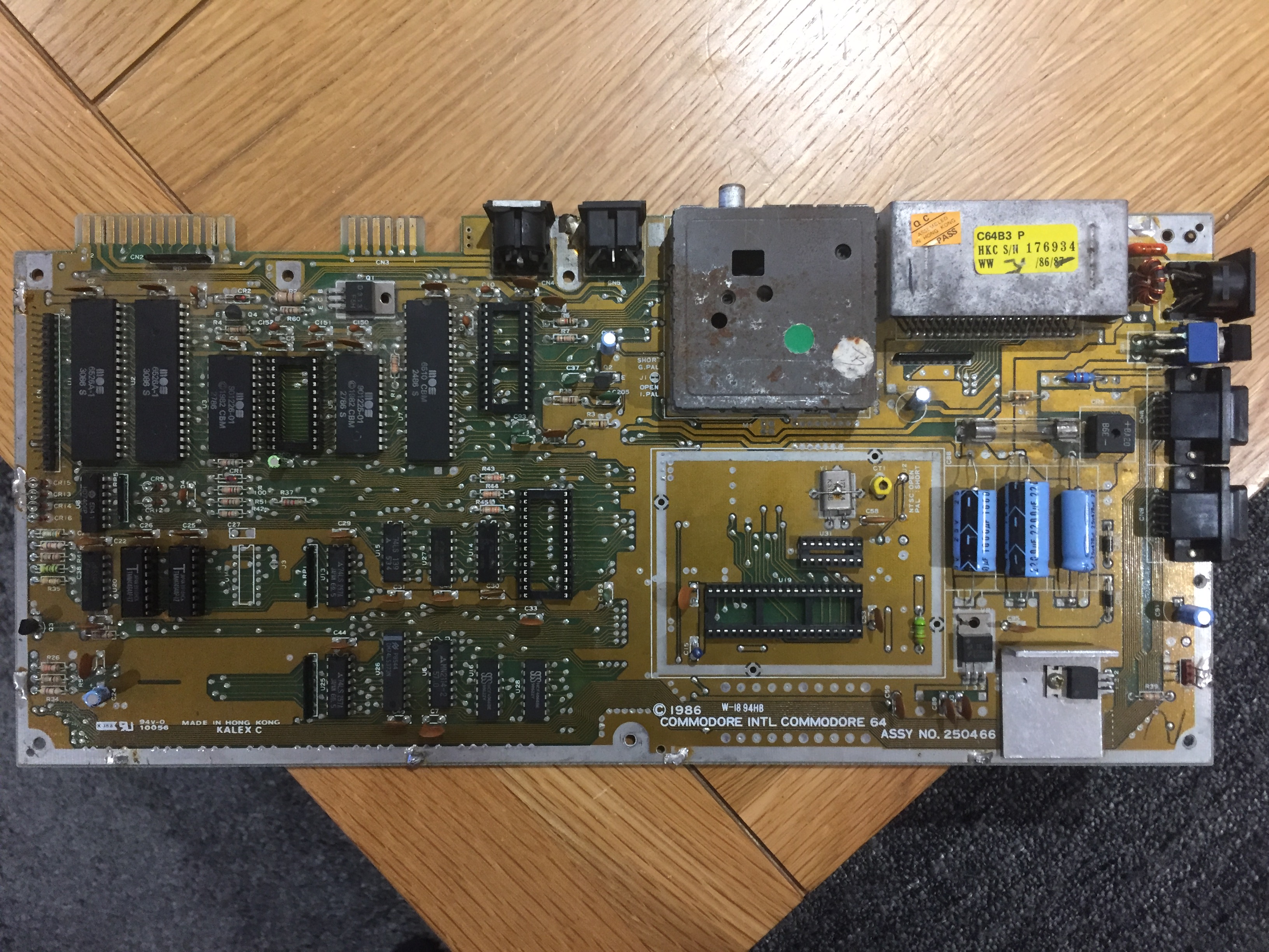 Commodore 64 (ASSY 250466) Board Repairs – Adam's Vintage Computer ...