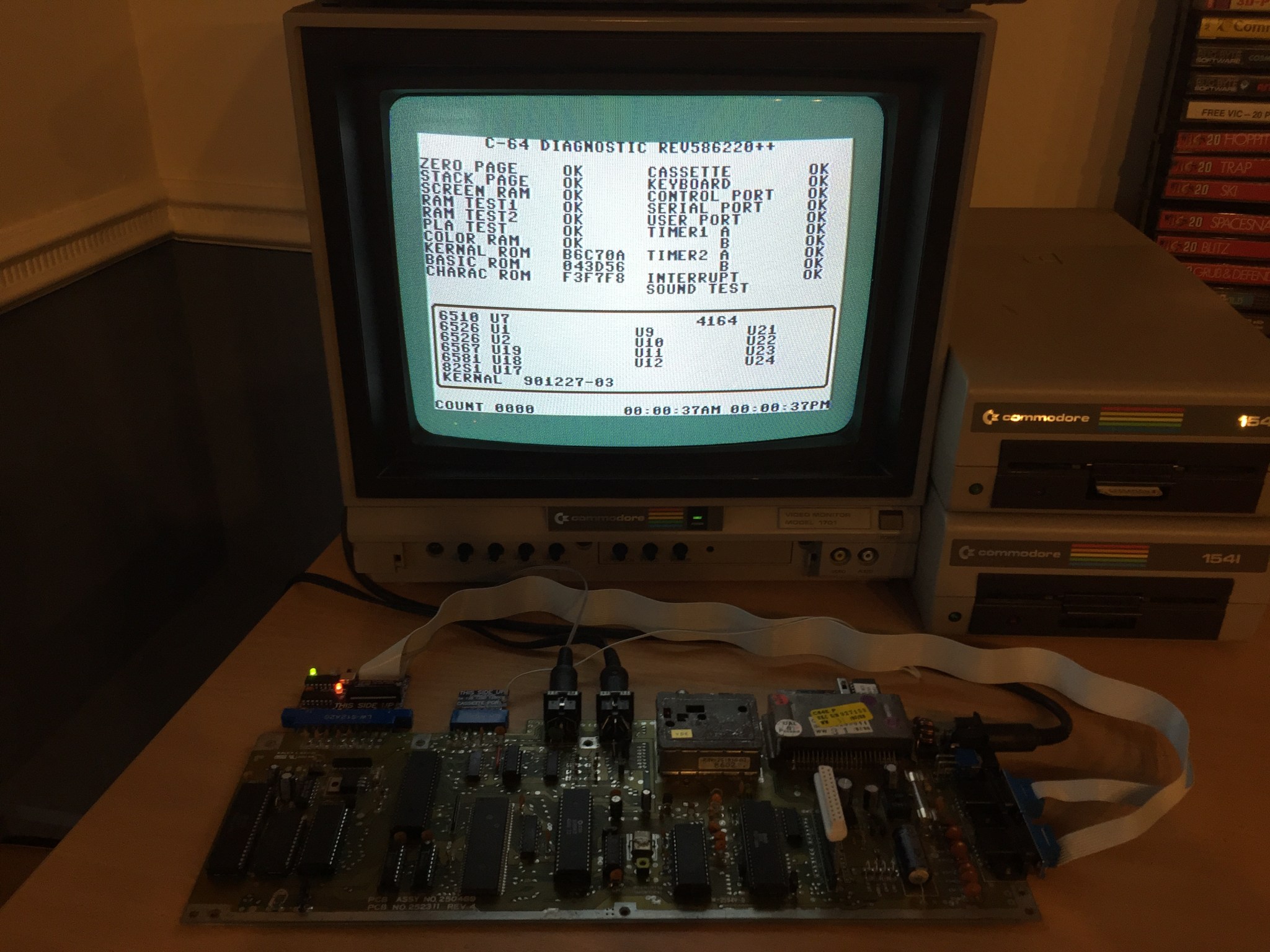 Commodore 64 (ASSY 250469) Board Repairs – Adam's Vintage Computer ...
