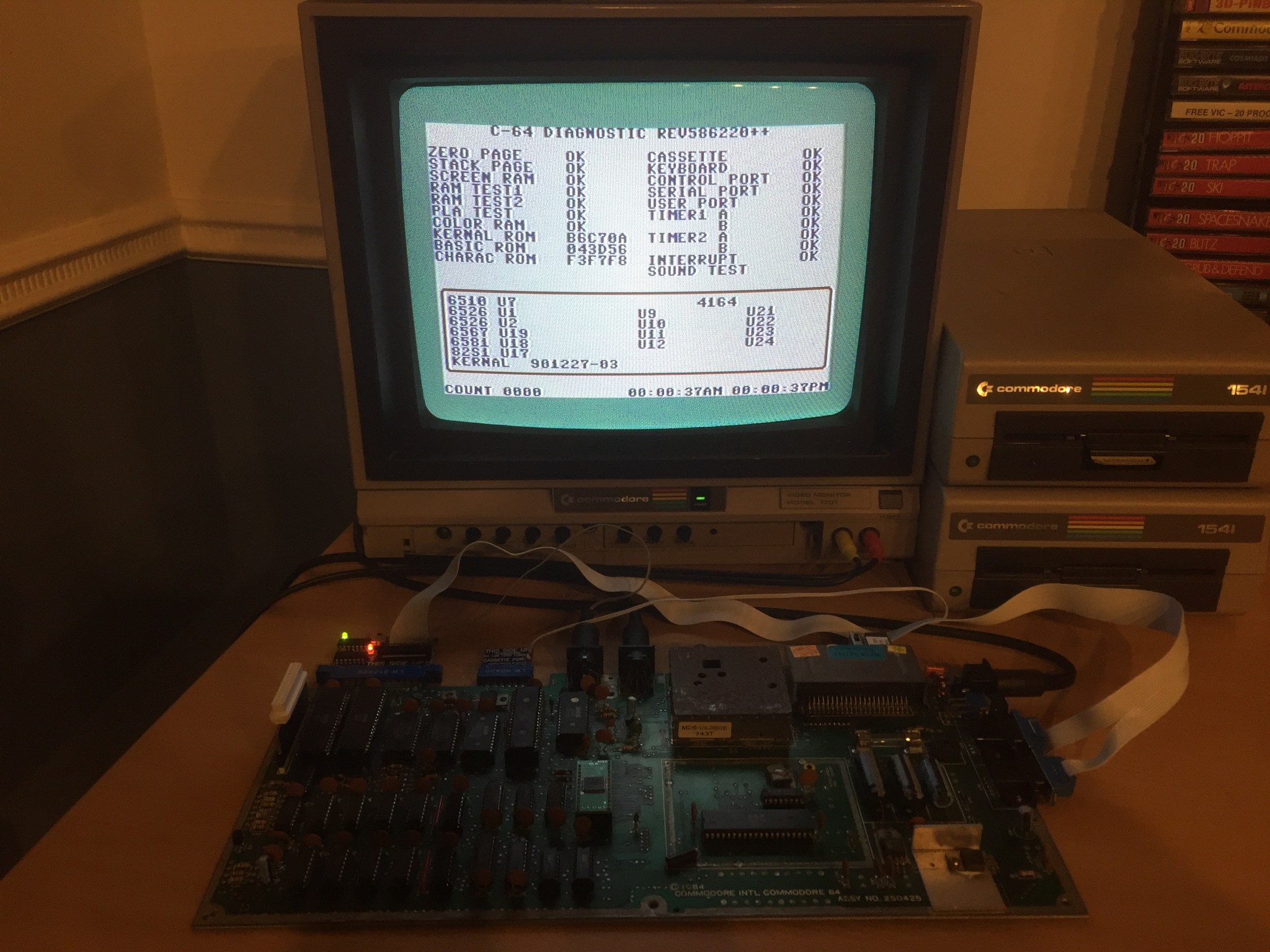 Commodore 64 (ASSY 250425) Board Repairs – Adam's Vintage Computer ...